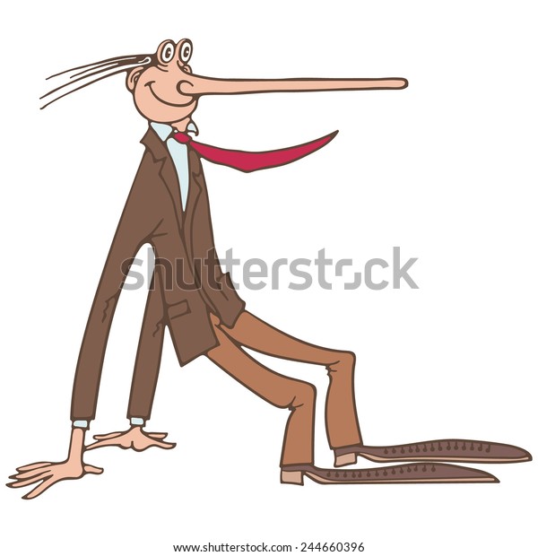 Odd Man Out Cartoon Man Suit Stock Vector (Royalty Free) 244660396 ...