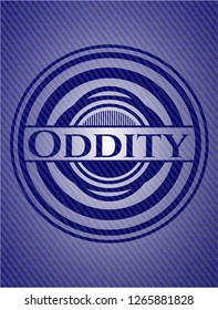 Oddity Emblem Denim High Quality Background Stock Vector (Royalty Free ...