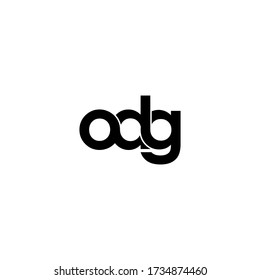 Odg Letter Original Monogram Logo Design 库存矢量图（免版税）1734874460 ...