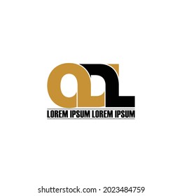 Odl Letter Monogram Logo Design Vector Stock Vector (Royalty Free ...