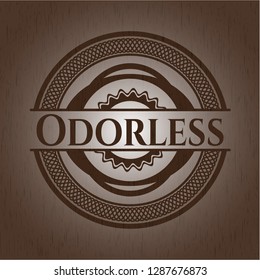 Odorless Badge Wood Background Stock Vector (Royalty Free) 1287676873 ...