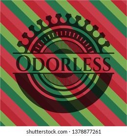 Odorless Christmas Badge Background Stock Vector (Royalty Free ...
