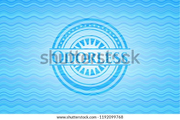 Odorless Sky Blue Water Emblem Background Stock Vector (Royalty Free ...