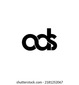 Ods Letter Original Monogram Logo Design Stock Vector (Royalty Free ...