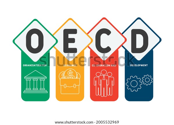 Oecd Organisation Economic Co Operation Development Stock Vector ...