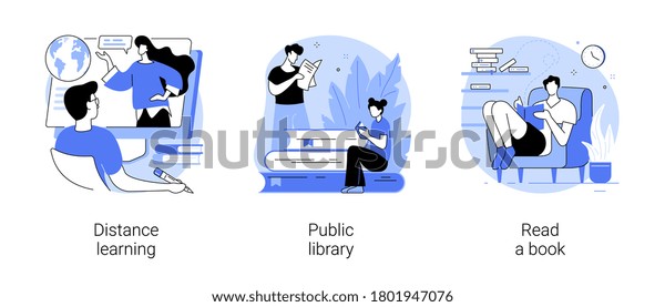 Off Campus Learning Abstract Concept Vector Stock Vector (Royalty Free ...