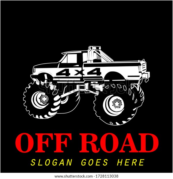 Off Road Truck Template Stock Illustrations Stock Vector (Royalty Free ...