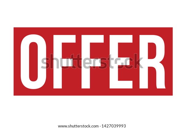 Offer Rubber Stamp Red Offer Stamp Stock Vector (Royalty Free ...