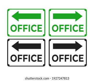 Office Arrow Sign Vector Easy Use Stock Vector (Royalty Free) 1921734779