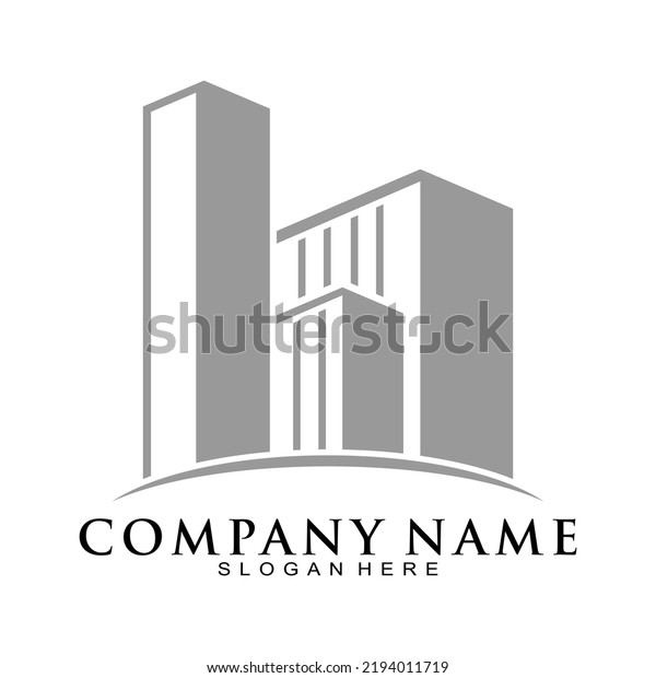 Office Building Illustration Vector Logo Stock Vector (Royalty Free ...