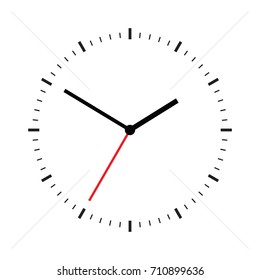 24 Hours Clock Dial Full Day Stock Vector (Royalty Free) 1138444247 ...
