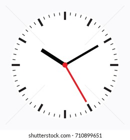 24 Hours Clock Dial Full Day Stock Vector (Royalty Free) 1138444247 ...