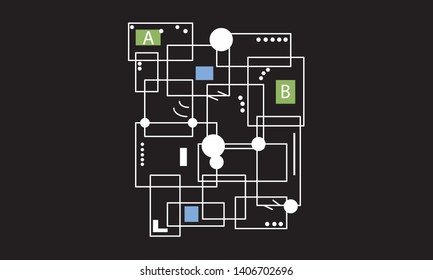 Office Development Plan Company Stock Vector (Royalty Free) 1406702696 ...