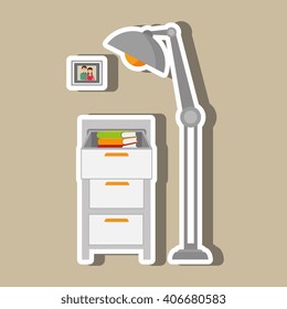 Office Equipment Design Stock Vector (Royalty Free) 406678327 ...
