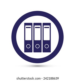 Office Folder Icon Stock Vector (Royalty Free) 242188639 | Shutterstock