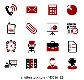 Office Icons Stock Vector (Royalty Free) 443216422 | Shutterstock