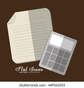 Office Instrument Concept Represented By Document Stock Vector (Royalty ...