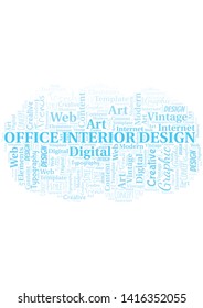 Office Interior Design Word Cloud Wordcloud Stock Vector (Royalty Free ...