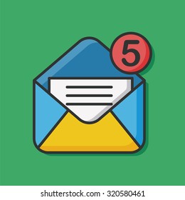 Office Mail Icon Stock Vector (Royalty Free) 320580461 | Shutterstock