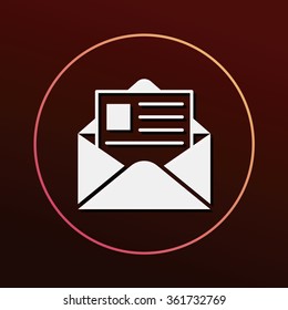 Office Mail Icon Stock Vector (Royalty Free) 361732769 | Shutterstock