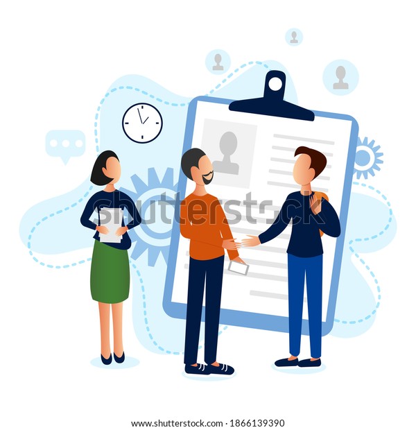 Office Newbie Vector Concept Young Man Stock Vector (Royalty Free ...