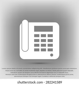 Office Phone Icon Stock Vector (Royalty Free) 282241589 | Shutterstock