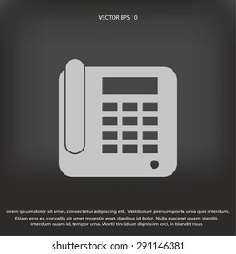Office Phone Icon Stock Vector (Royalty Free) 291146381