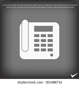Office Phone Icon Stock Vector (Royalty Free) 291146381
