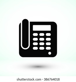 Office Phone Icon Stock Vector (Royalty Free) 386764018 | Shutterstock