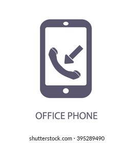Office Phone Icon Stock Vector (Royalty Free) 395289490 | Shutterstock