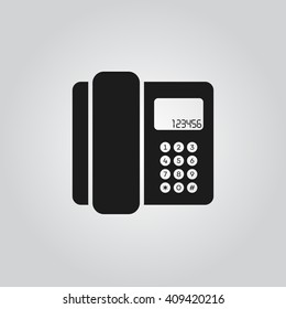 Office Phone Icon Vector Stock Vector (Royalty Free) 409420216 ...