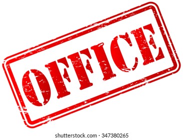 Office Stamp Badge Stock Vector (Royalty Free) 347380265 | Shutterstock