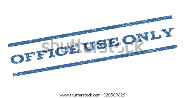 Office Use Only Watermark Stamp Text Stock Vector (Royalty Free) 520509625
