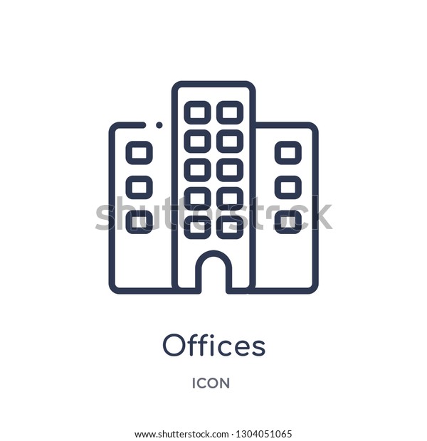 Offices Icon User Interface Outline Collection Stock Vector (Royalty ...