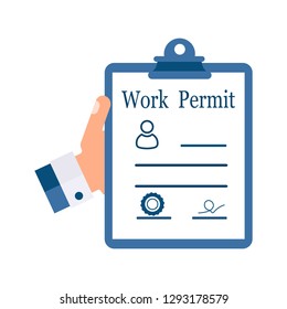 9,452 Work Permit Images, Stock Photos & Vectors | Shutterstock