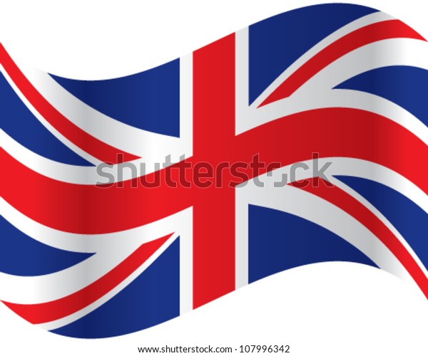 Official Flag Great Britain Stock Vector (Royalty Free) 107996342