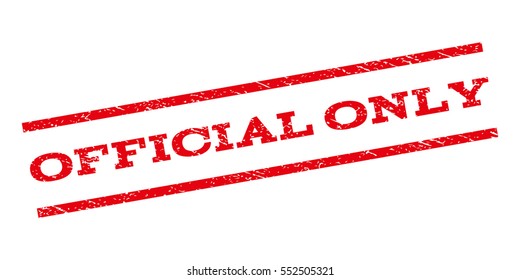 Official Only Watermark Stamp Text Caption Stock Vector (Royalty Free ...