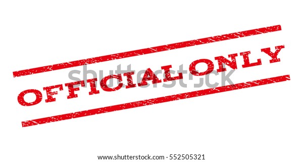 Official Only Watermark Stamp Text Caption Stock Vector (Royalty Free ...