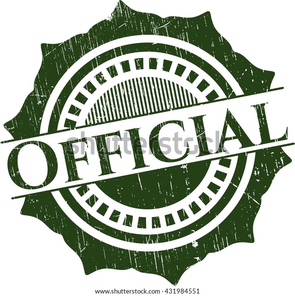 Official Rubber Stamp Stock Vector (Royalty Free) 431984551 | Shutterstock