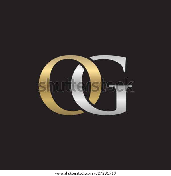 Og Chain Letter Gold Silver Stock Vector (Royalty Free) 327231713 ...