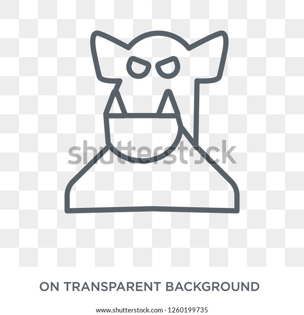 Ogre Icon Trendy Flat Vector Ogre Stock Vector (Royalty Free ...