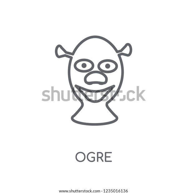 Ogre Linear Icon Modern Outline Ogre Stock Vector (Royalty Free ...