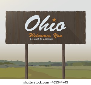 Ohio Billboard Stock Vector (Royalty Free) 463344743 | Shutterstock