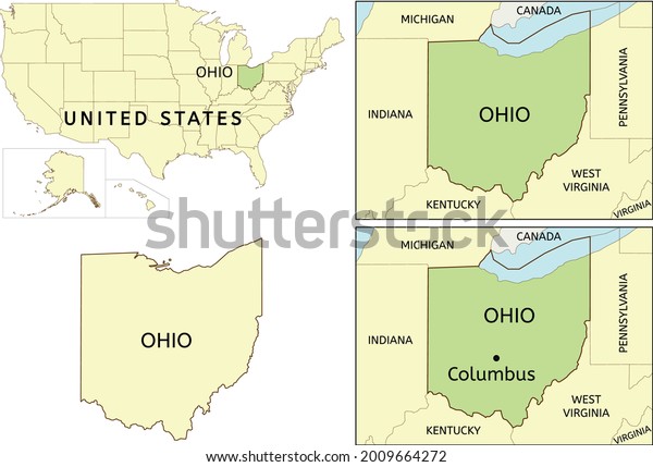 368 Ohio Pennsylvania Map Images, Stock Photos & Vectors | Shutterstock