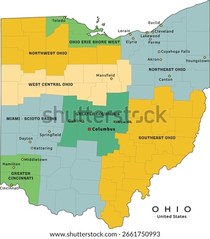 State Of Ohio Outline | Free download on ClipArtMag