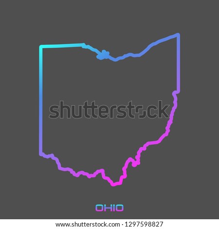 State Of Ohio Outline | Free download on ClipArtMag