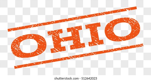 Ohio Watermark Stamp Text Caption Between Stock Vector (Royalty Free ...