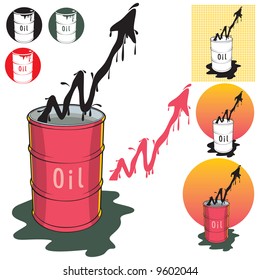 Oil Barrel Patterns Drawing Stock Vector (Royalty Free) 9602044 ...