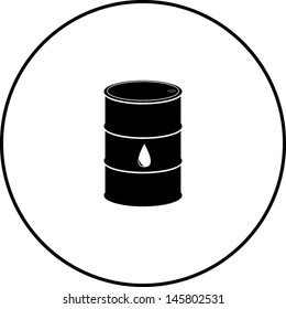 Oil Barrel Symbol Stock Vector (Royalty Free) 145802531 | Shutterstock