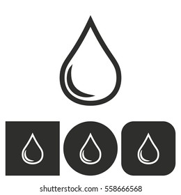 Oil Black White Icons Vector Illustration Stock Vector (Royalty Free ...